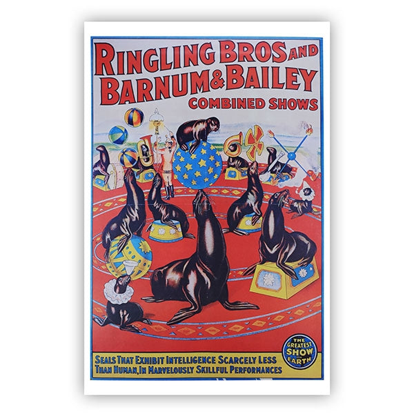 Seals Performance Poster – Official Ringling Bros. and Barnum & Bailey ...